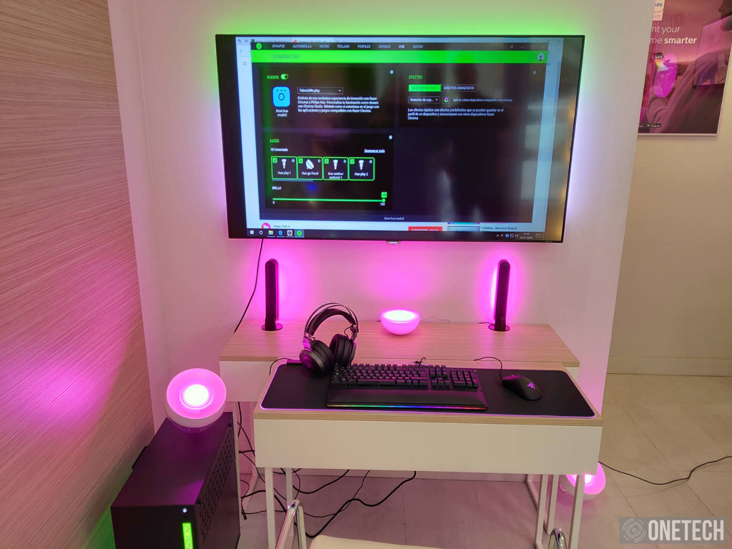 Razer Chroma y Philips Hue, llevan la inmersión gamer a otro nivel