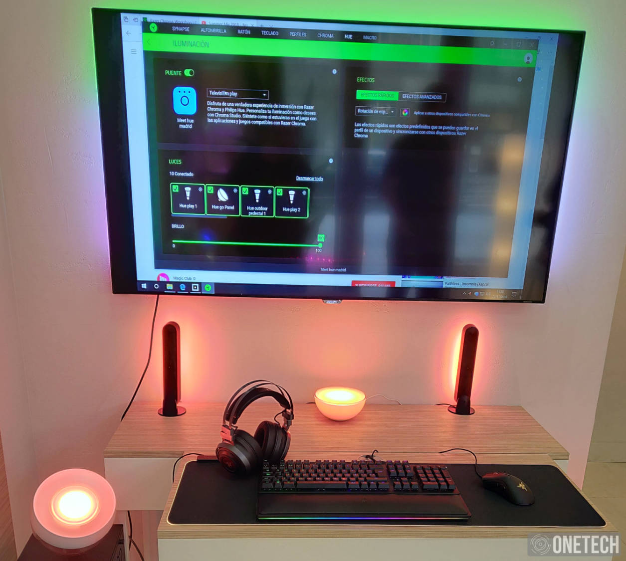 Razer Chroma y Philips Hue, llevan la inmersión gamer a otro nivel