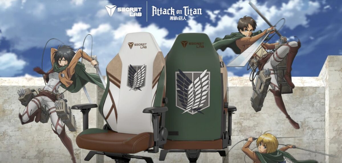 Secretlab lanza una edición Attack on Titan de su silla gamer TITAN Evo ...