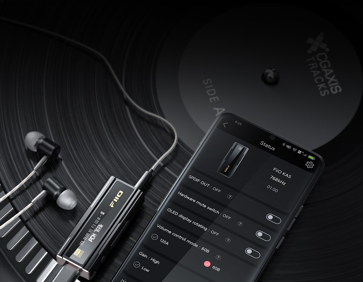 El FiiO KA5, DAC y amplificador de auriculares, llega a España