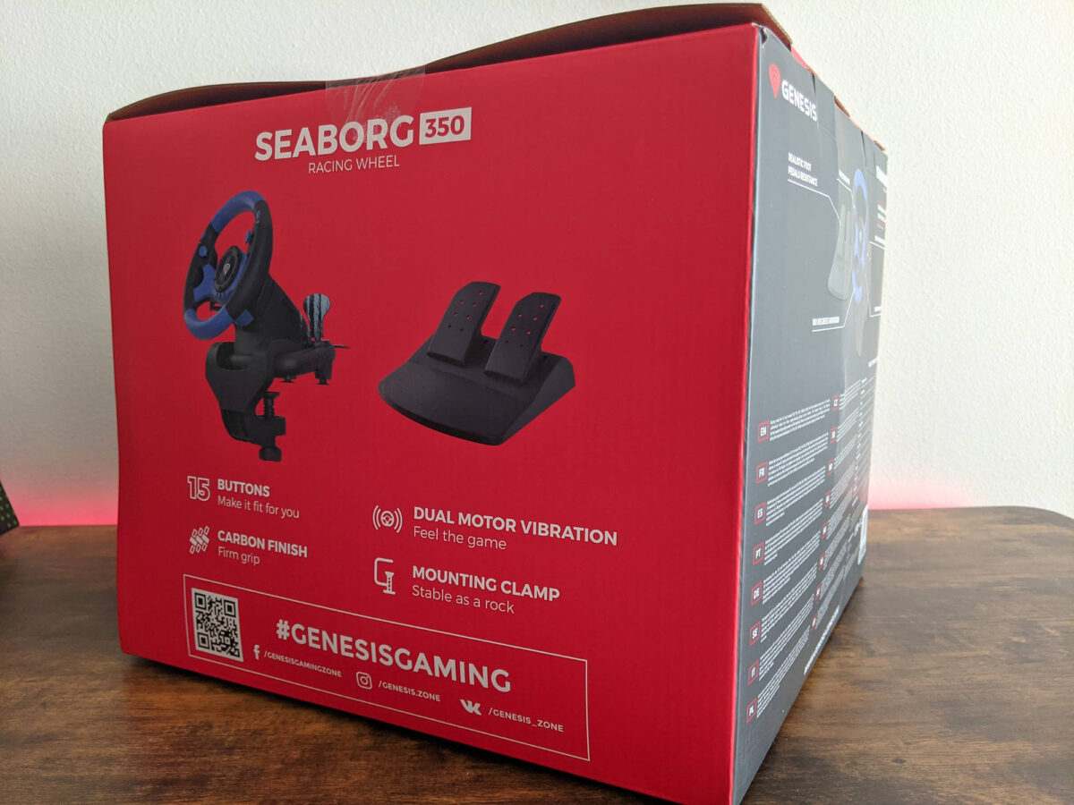 Genesis Seaborg 350 Racing Wheel, análisis y opinión